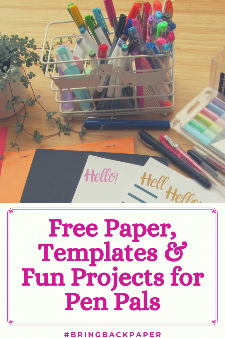 Free Pen Pal Resources - The Reading Residence