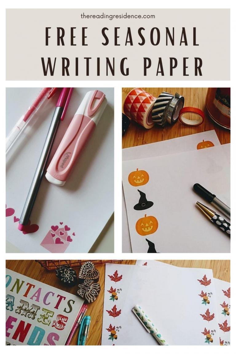 Free Seasonal Writing Paper - The Reading Residence